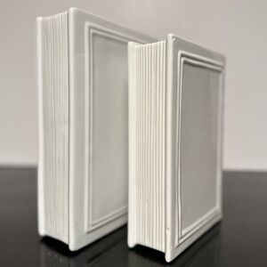Z Gallerie | Accents | Z Gallery White Ceramic Book Decor Set | Poshmark
